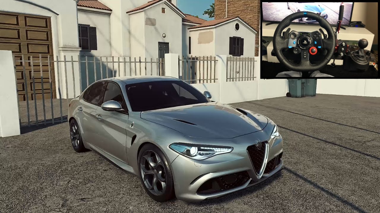 NFS HEAT Alfa Romeo Giulia - Logitech g29 gameplay - YouTube