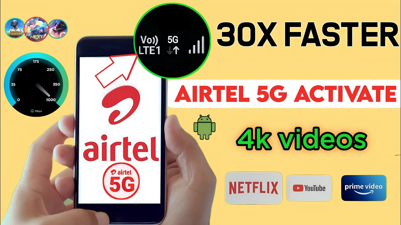 How to Connect Airtel 5G High Speed Net in 2022 | AirTel 5G High Speed ...
