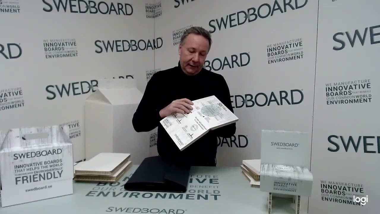 Swedboard SB Fibre - The rigid paperboard - YouTube