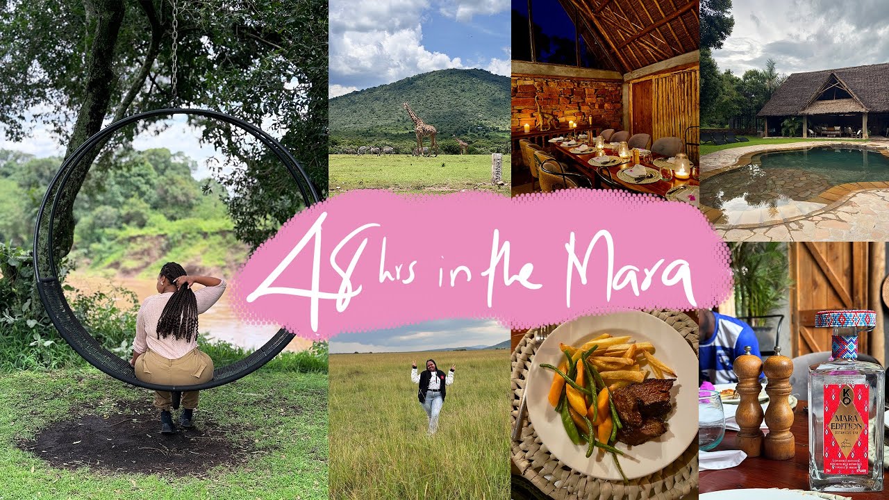 48 Hours in Maasai Mara 🦒 (house in the wild) - YouTube