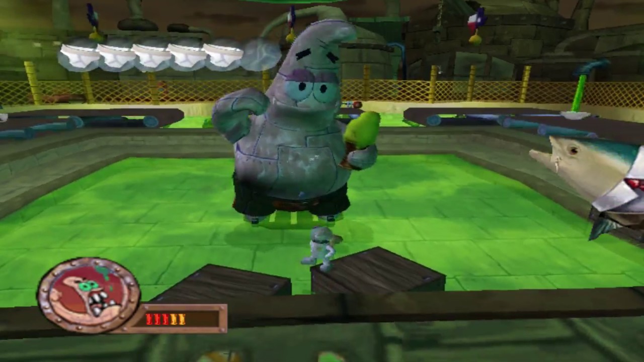 (GC EMU) Bfbb: Robo-Patrick No Bubble Bowl - YouTube