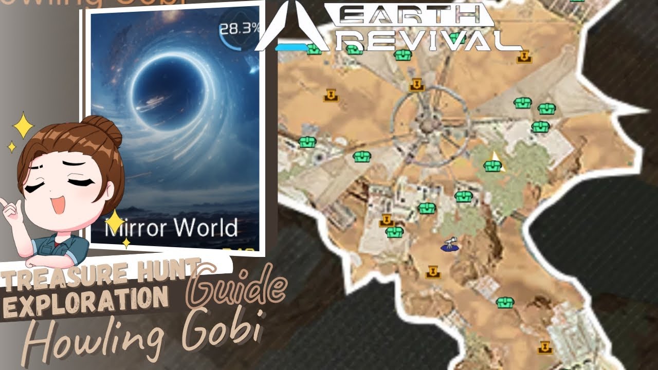 [Mirror World] Howling Gobi Exploration Treasure Hunt Interactive Map ...