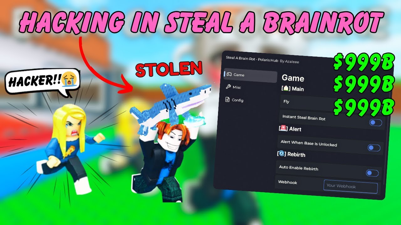 OP Brainrot Script GUI Hack | Noclip, Auto Steal, AutoFarm & More ...
