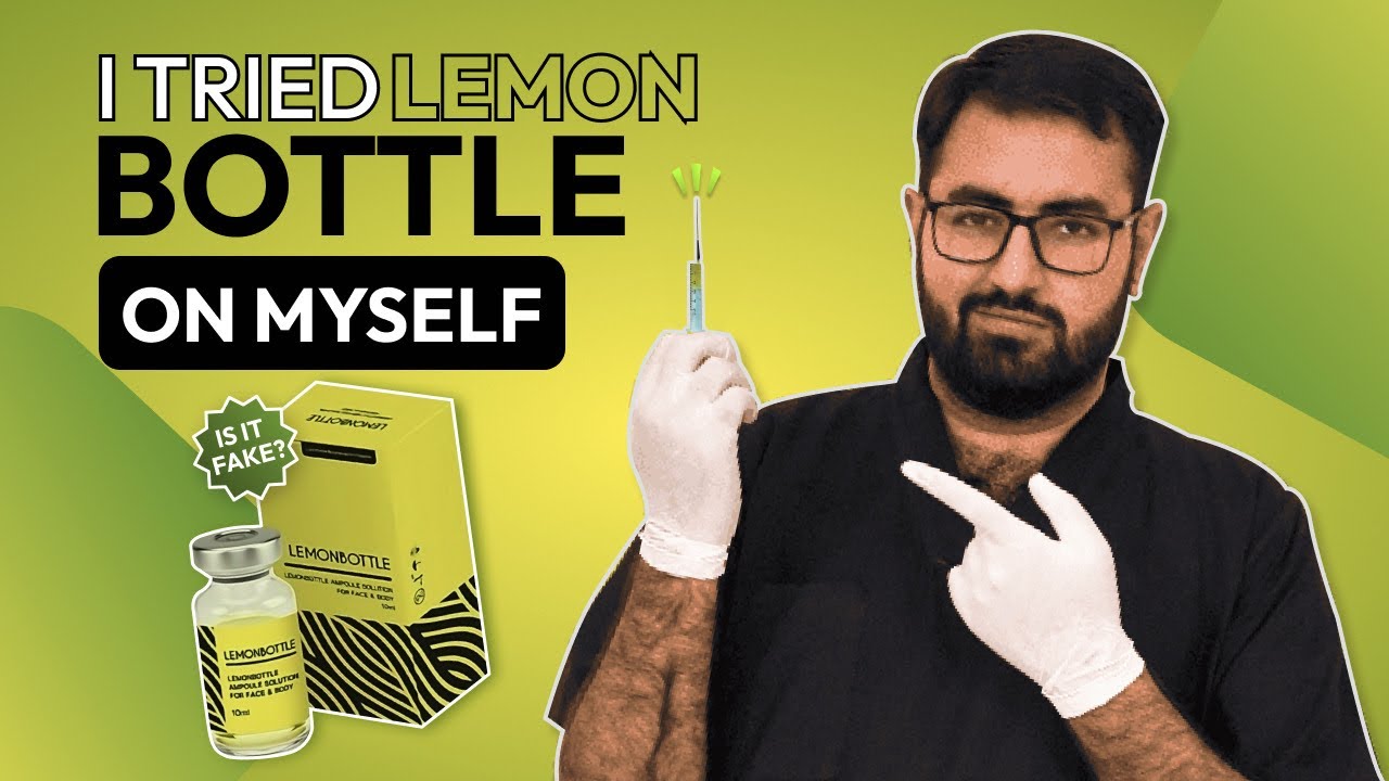 I did LEMON BOTTLE PROCEDURE on MYSELF - YouTube