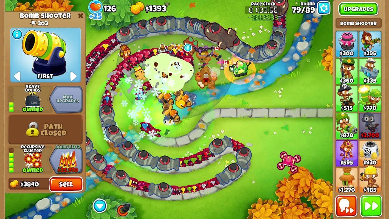 BTD6 Race, A Stroll In The Park , SuperMines, Top 1% - YouTube