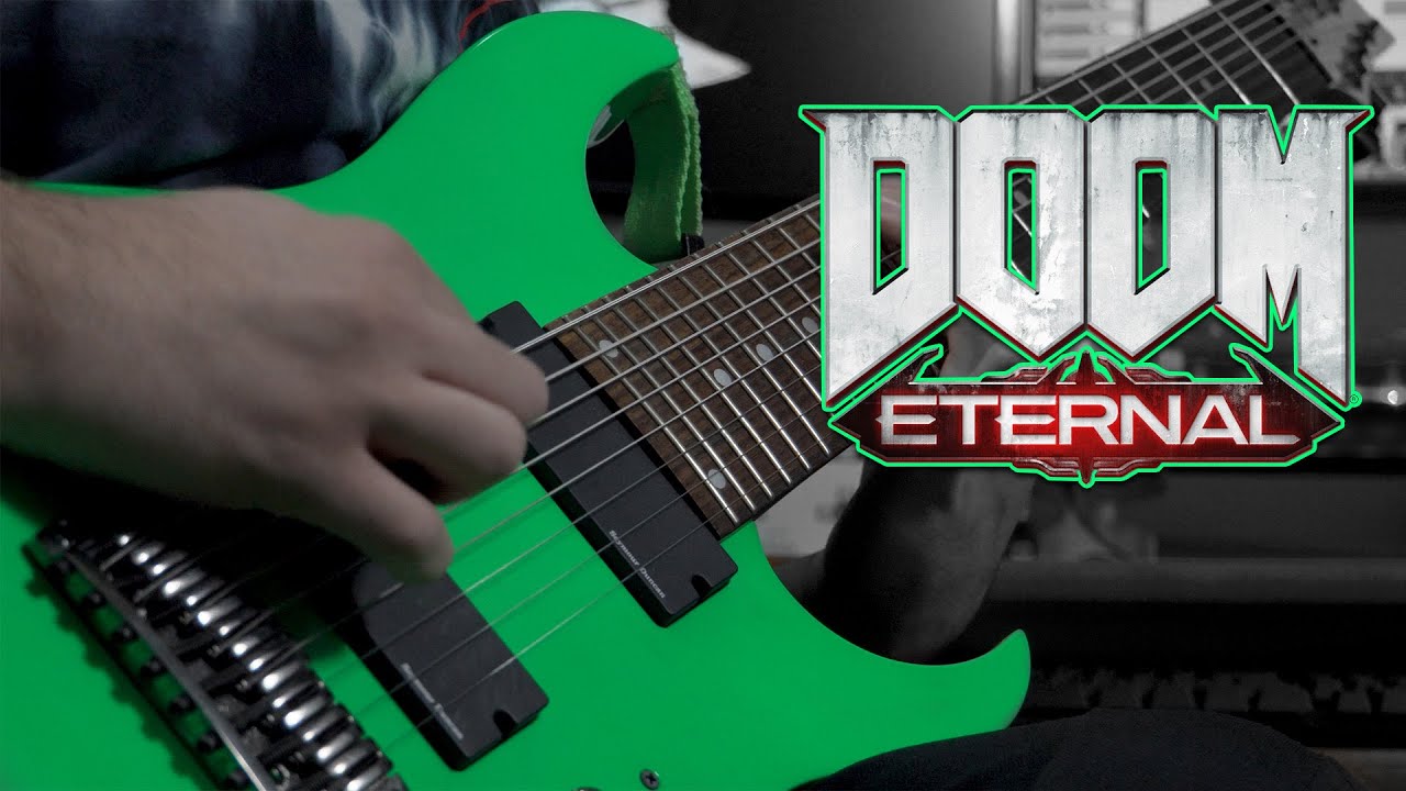 DOOM ETERNAL (OST) - Super Gore Nest (Mick Gordon) // 8 String Guitar ...