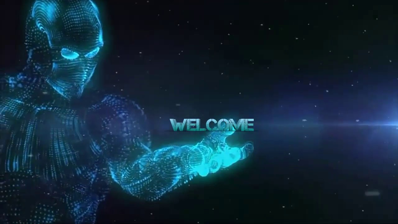 3d robot intro - YouTube