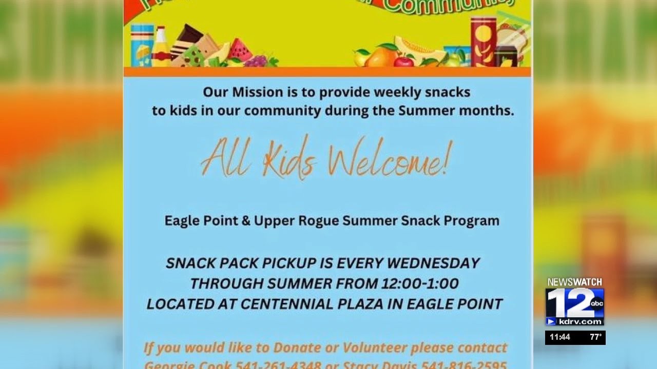 Summer Snack program reopens - YouTube