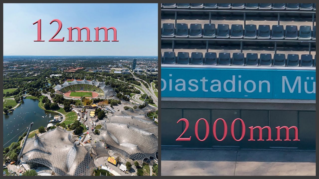 Focal Length from 12 mm to 2000 mm - How different focal lengths change ...