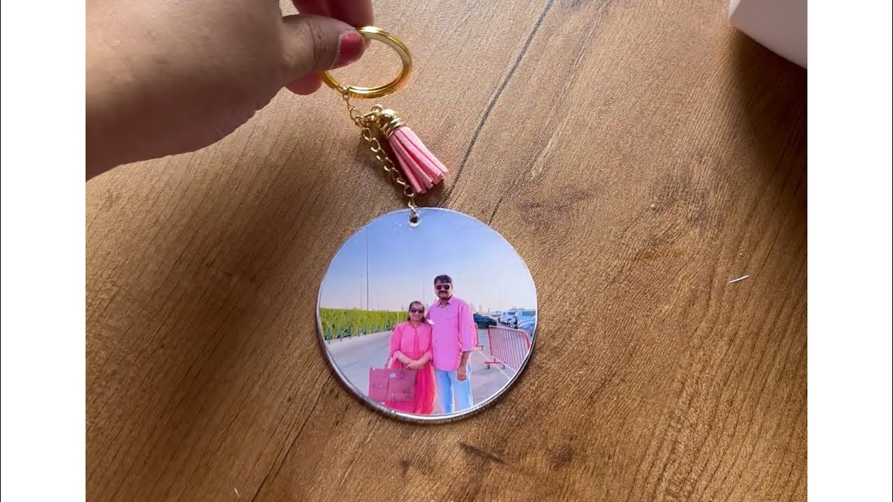 Photo keychain tutorial - YouTube