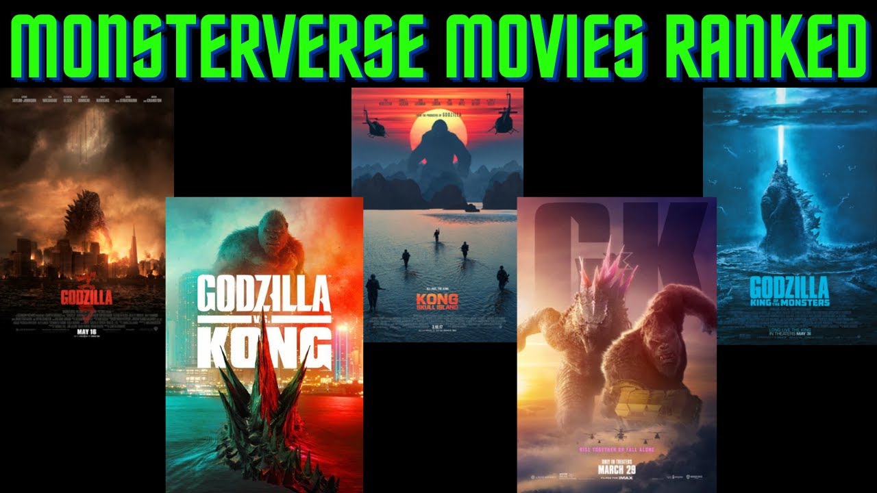 MonsterVerse Movies Ranked - YouTube