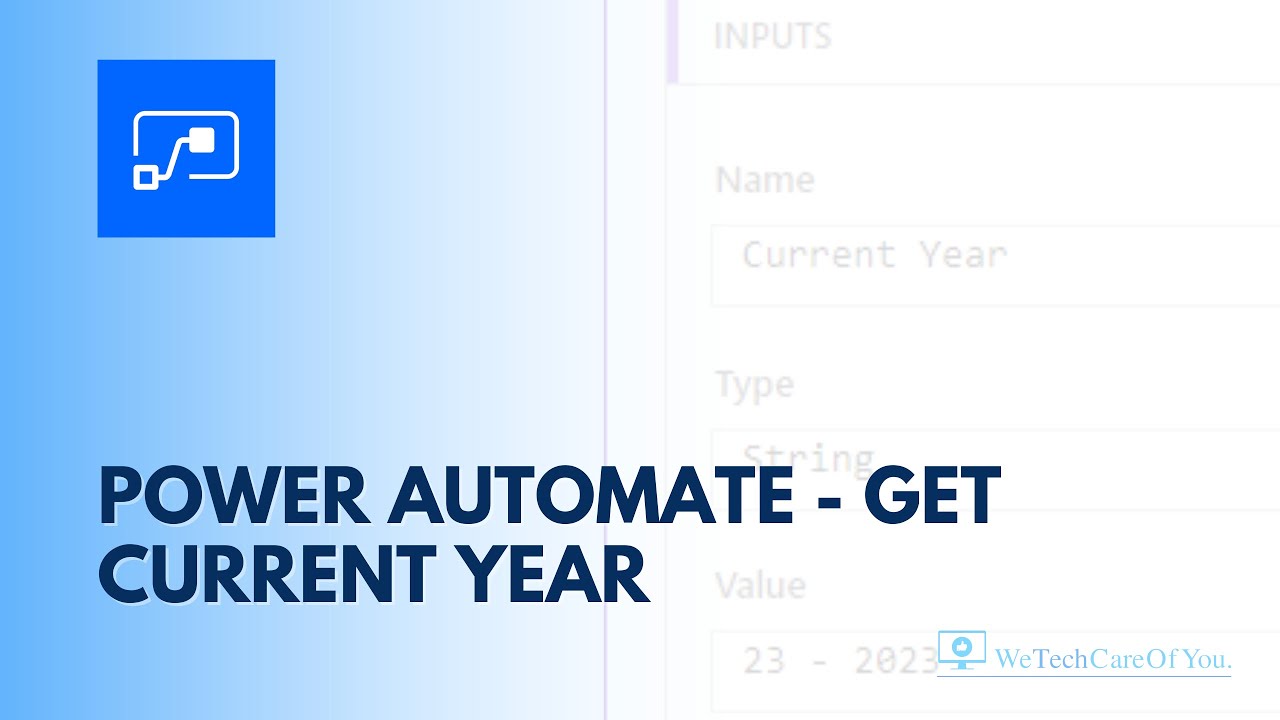 Power Automate Get Current Year YouTube Power Automate Get Current Year YouTube