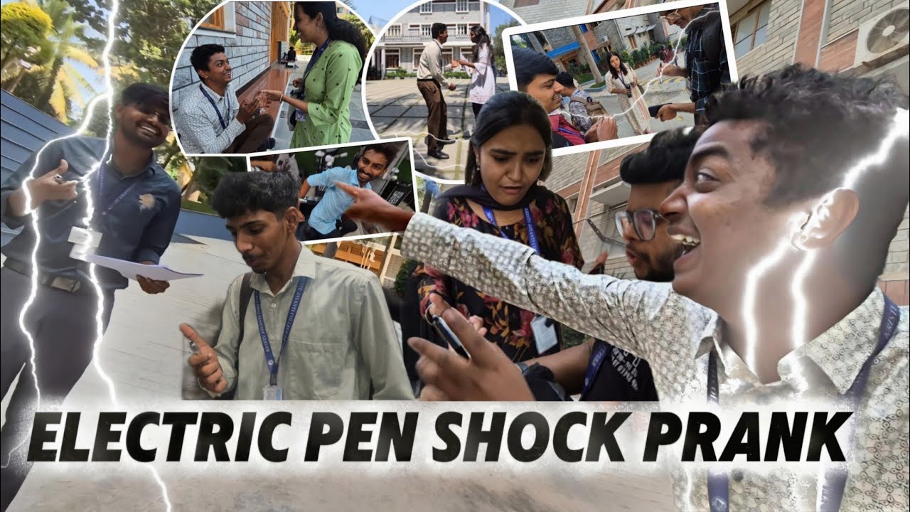 ELECTRIC PEN SHOCK PRANK 🤣 - YouTube