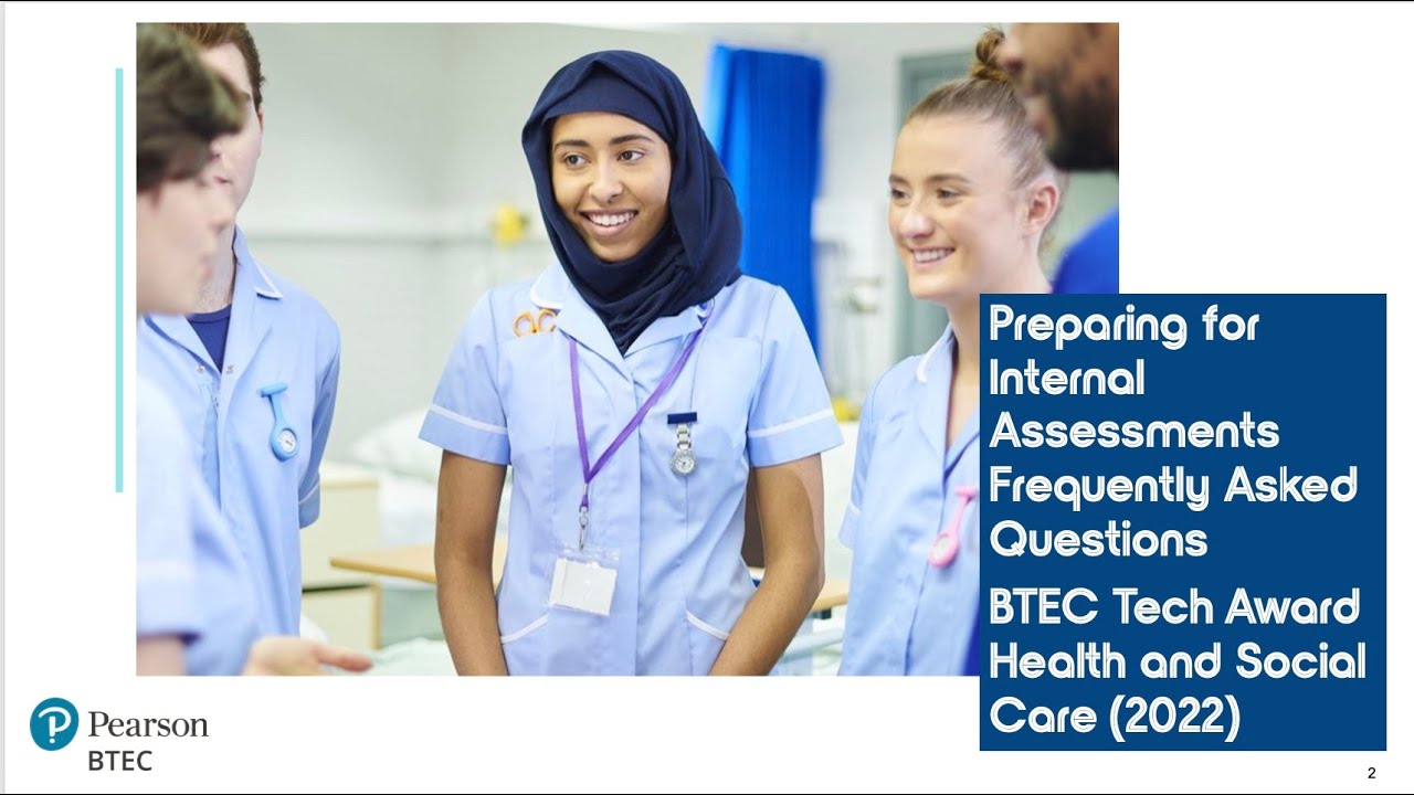 BTEC Bitesize- Internal Assessment FAQs- BTEC Tech Award (2022) Health ...