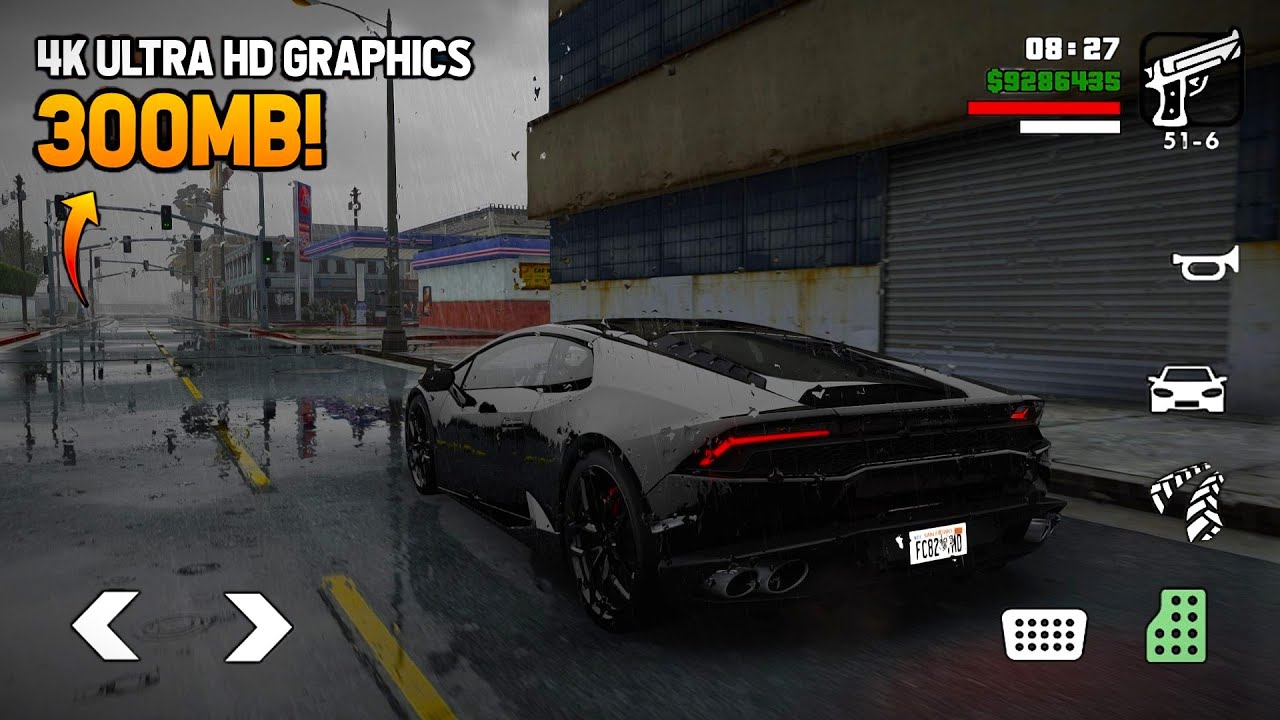Most Realistic Graphics Mod For GTA SA Android | Ultra Realistic ...