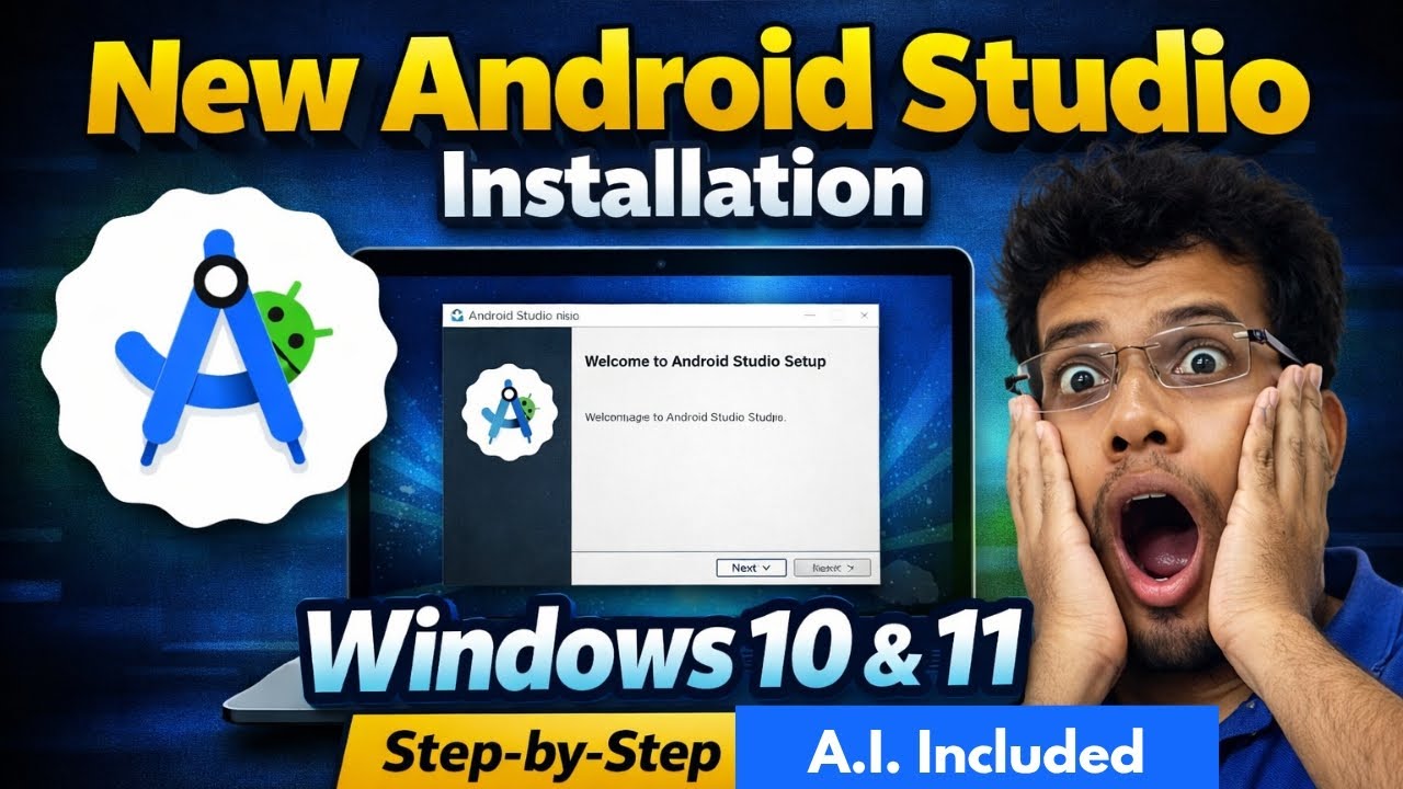 How to Install Android Studio on Windows 10 & 11 | Step-by-Step Guide # ...