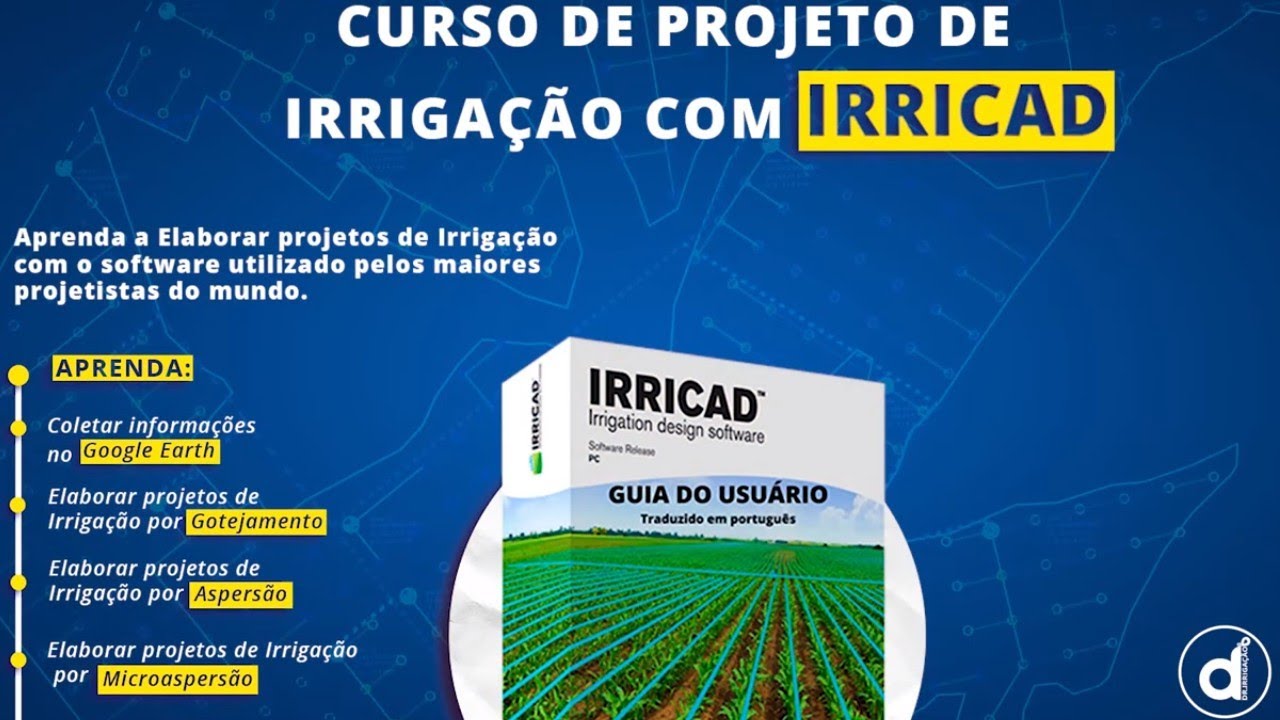 II CURSO DO SOFTWARE IRRICAD P/ PROJETOS DE IRRIGAÇÃO - YouTube