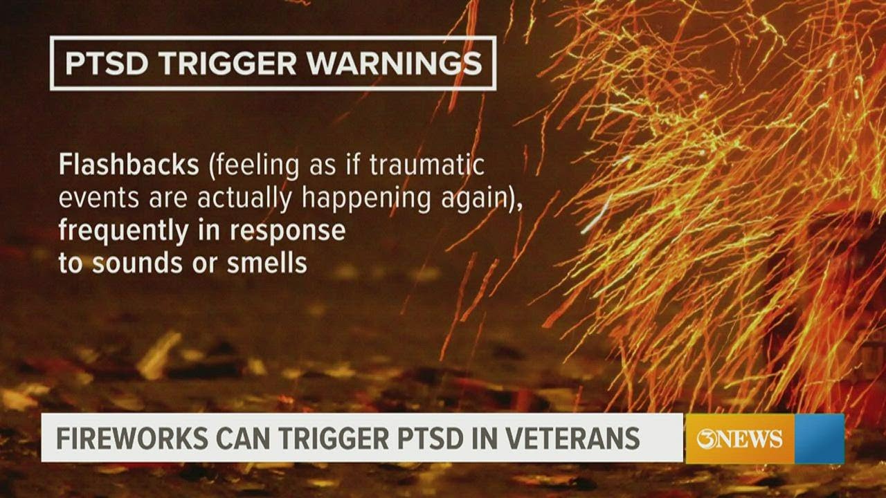 Fireworks can trigger PTSD in veterans - YouTube