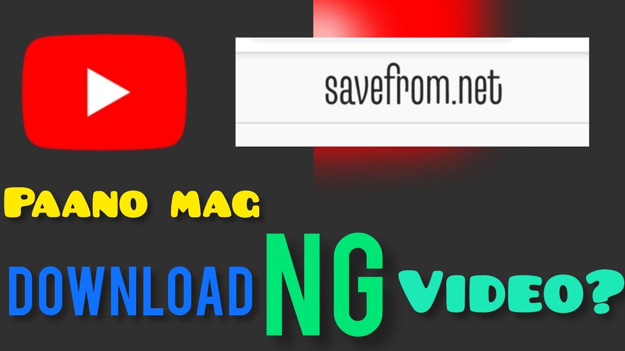 TUTORIAL-Kung paano mag DOWNLOAD ng VIDEO.. - YouTube