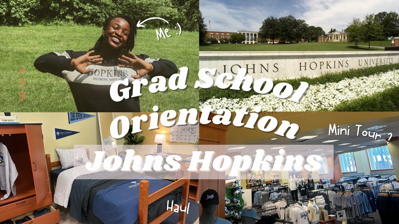 Johns Hopkins Graduate School Vlog #1: Orientation Week + Campus ...