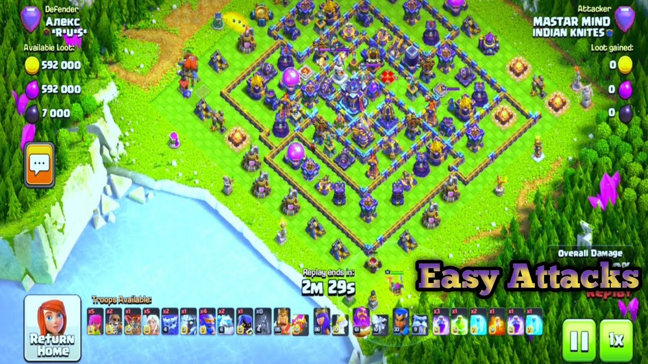 Clash Of Clans Super Bowler Attack | Clash Of Clans Electro Titan ...