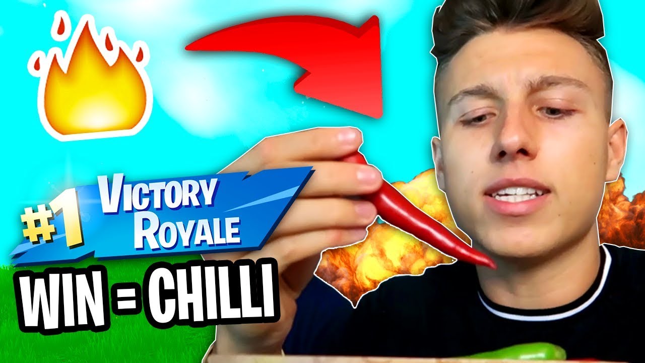 Extreme CHILLI challenge in FORTNITE ! - YouTube
