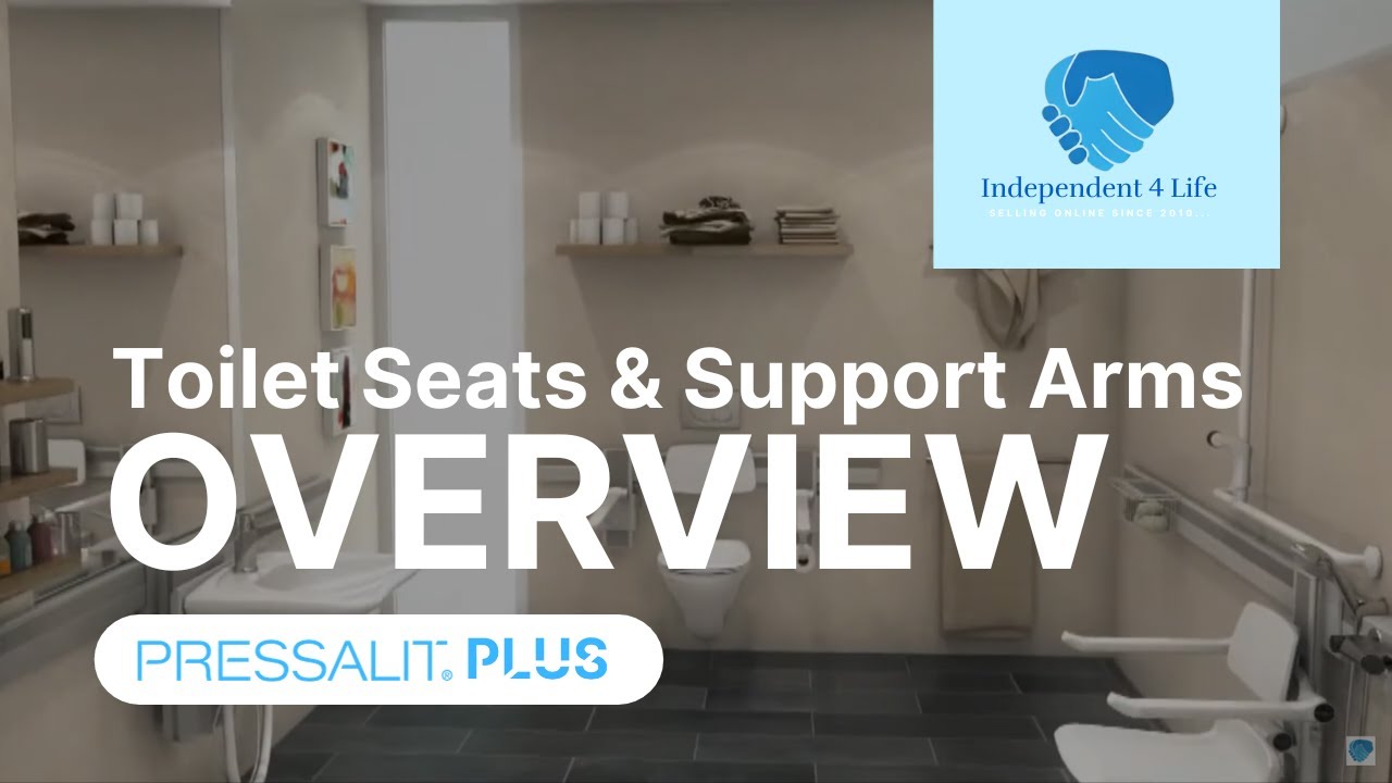 Pressalit PLUS - Toilet Seats & Support Arms - Overview - English - YouTube