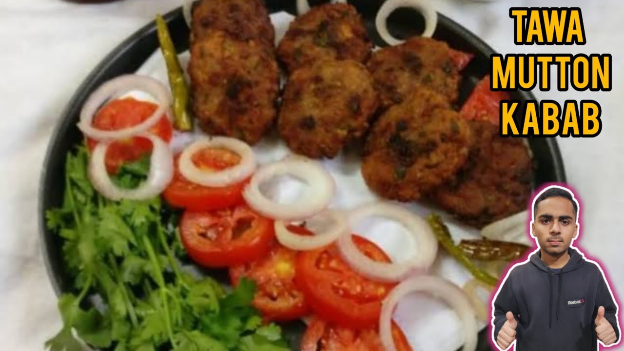 Tawa Mutton Kabab Ki Recipe By bassam Ashraf | 10 Minutes Recipe ...