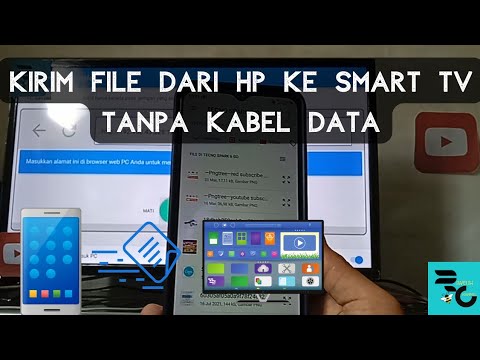 mengirimkan file dari hp ke smart tv tanpa kabel data - YouTube