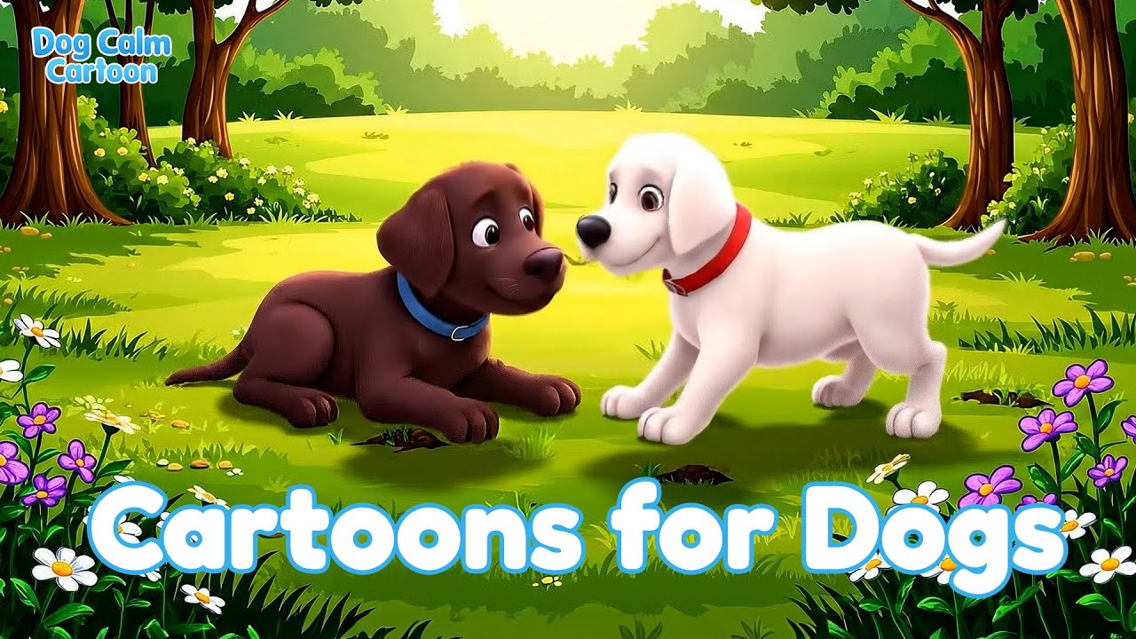 Cartoons for Dogs to Watch 🐾 | Two Dogs Walking in the Forest 🌲 ...