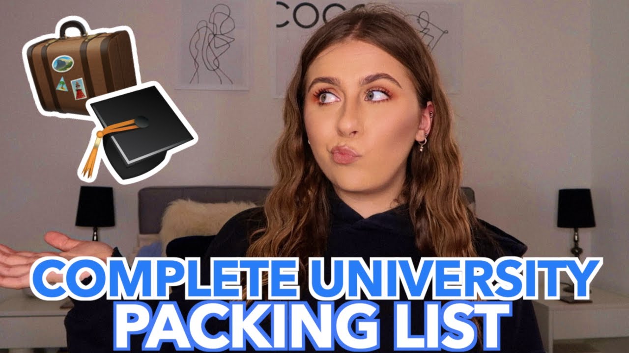 WHAT TO TAKE TO UNI 2021 | complete university essentials packing list ...