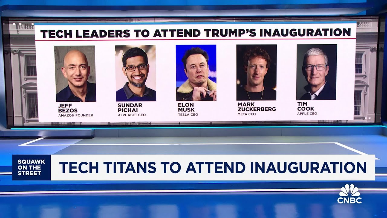 Tech leaders to attend Trump inauguration: Here's what to know - YouTube