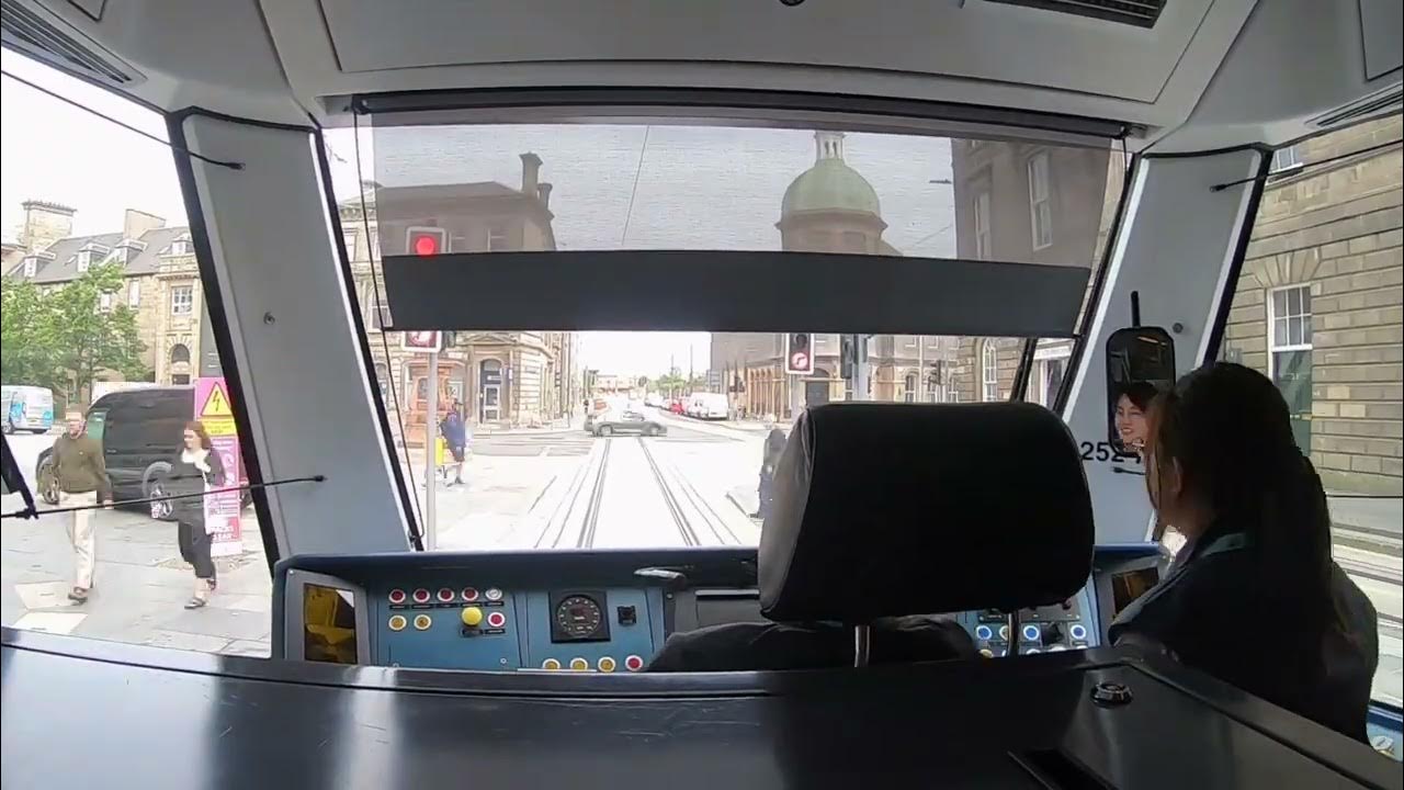 edinburgh tram to newhaven - YouTube