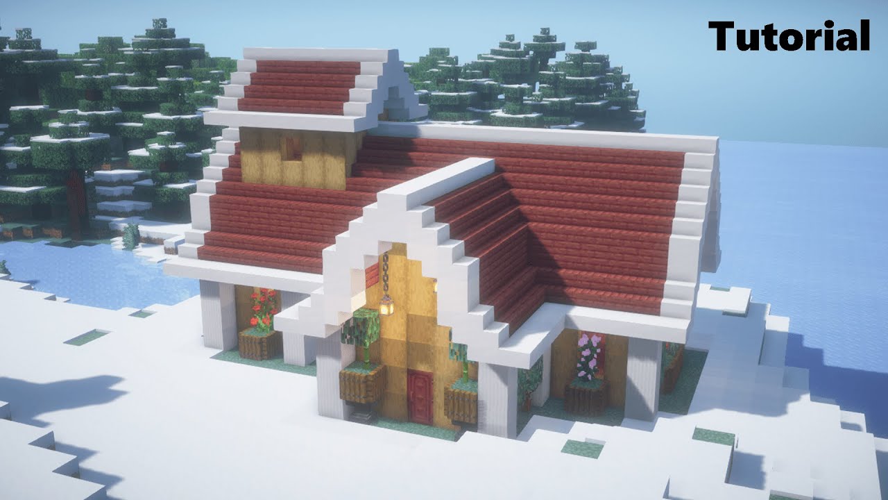 Minecraft: How to Build Christmas House in Minecraft - YouTube