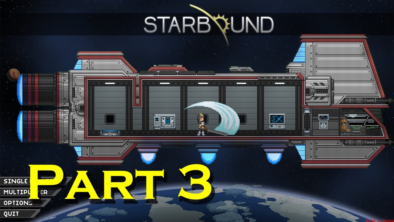 Starbound Let's Play - Episode 3 - Pokémon enemies!? - YouTube