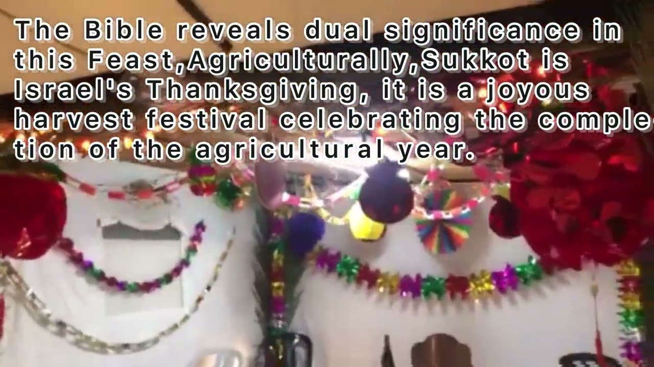 Sukkot|Feast of Tabernacles or Booths - YouTube