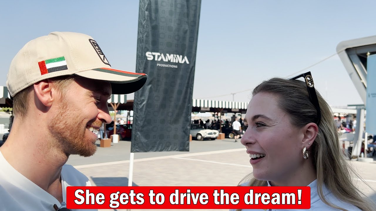 She gets to drive the dream! - YouTube
