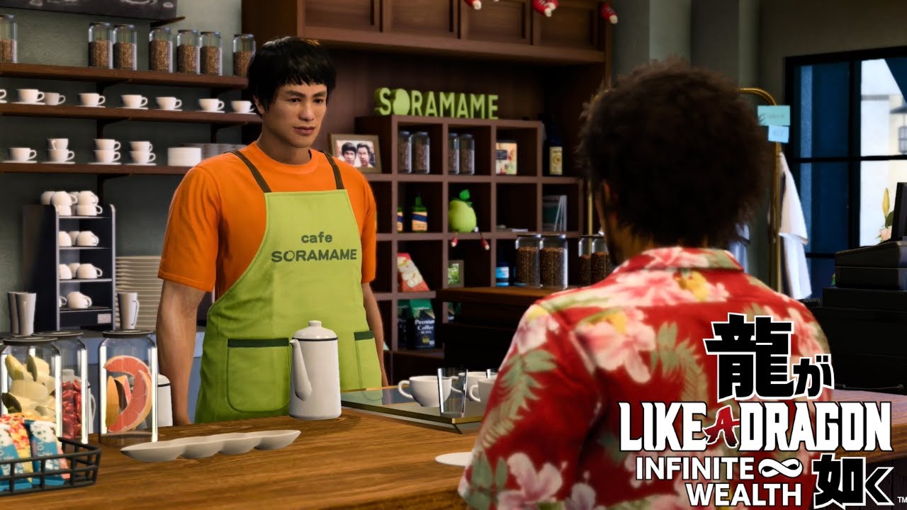Like A Dragon: Infinite Wealth - Cafe Soramame and Helping Aina Make A ...