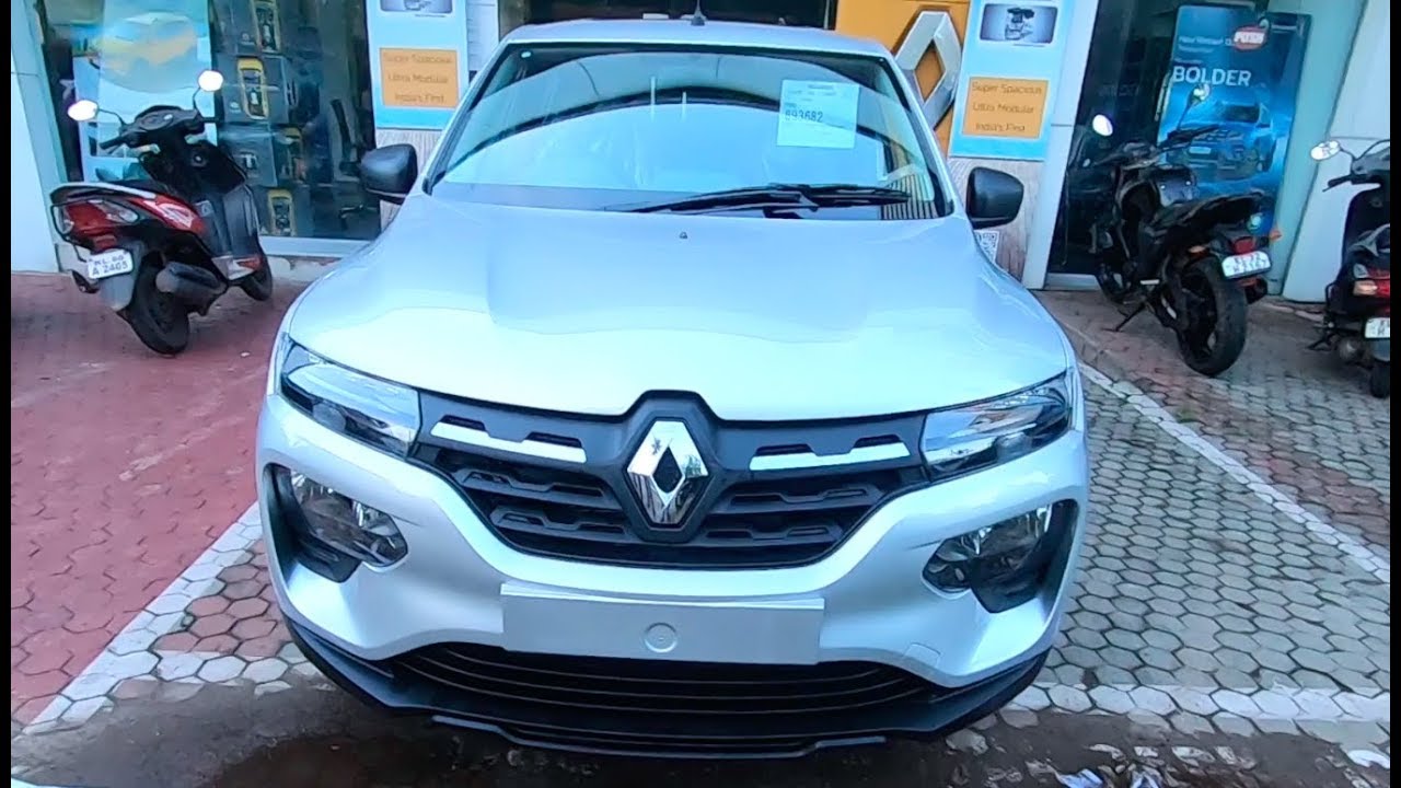 New Renault Kwid RXT Moonlight Silver Colour - YouTube
