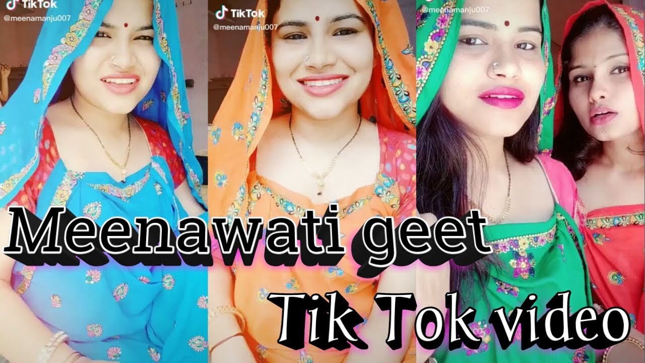Meena geet Tik Tok video !! Meenawati geet Tik Tok video !! Meena girl ...