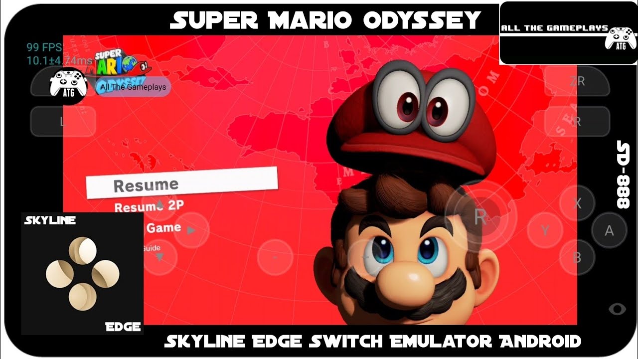 Super Mario Odyssey Skyline Edge (ATG) Android GAMEPLAY | Nintendo ...