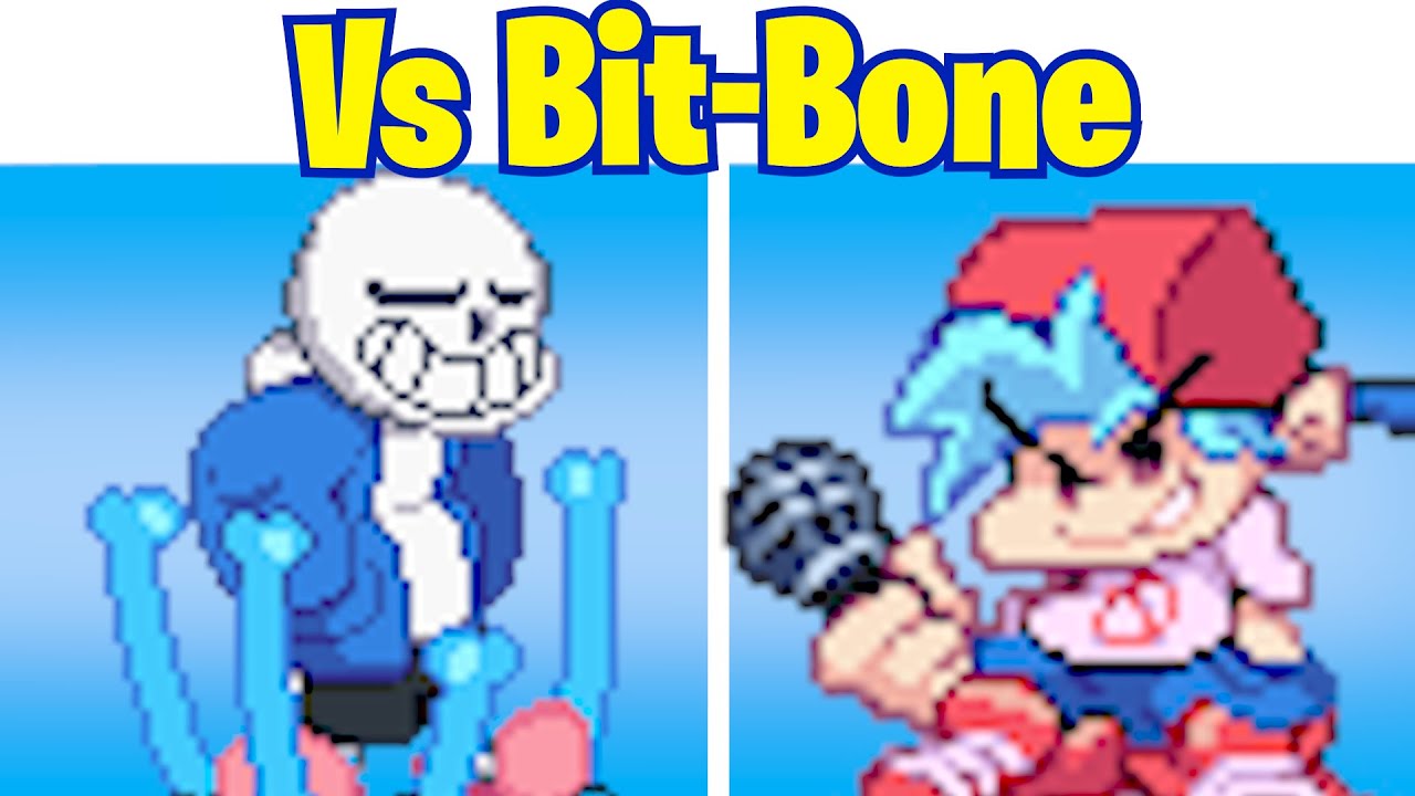 Friday Night Funkin' VS Bit-Bone (FNF mod) Undertale FNF - YouTube