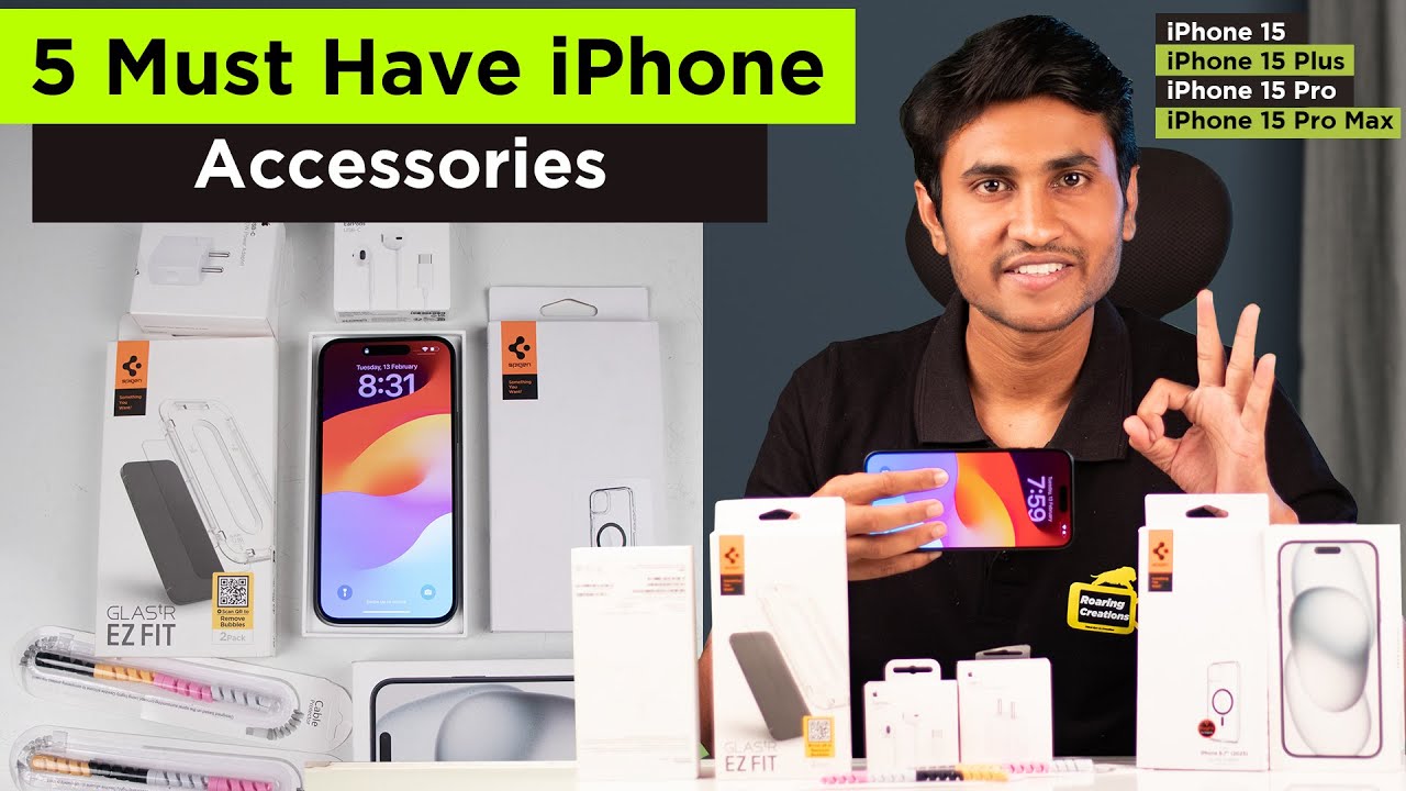 5 Must Have iPhone Accessories | For iPhone 15, iPhone 15 Plus, iPhone ...