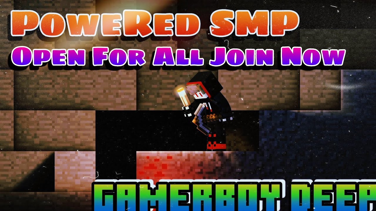 PoweRed SMP Now Open For All ! Minecraft ! Survival Minecraft Live ...