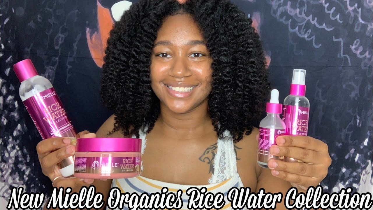 TWIST OUT USING THE *NEW* MIELLE ORGANICS RICE WATER COLLECTION - YouTube