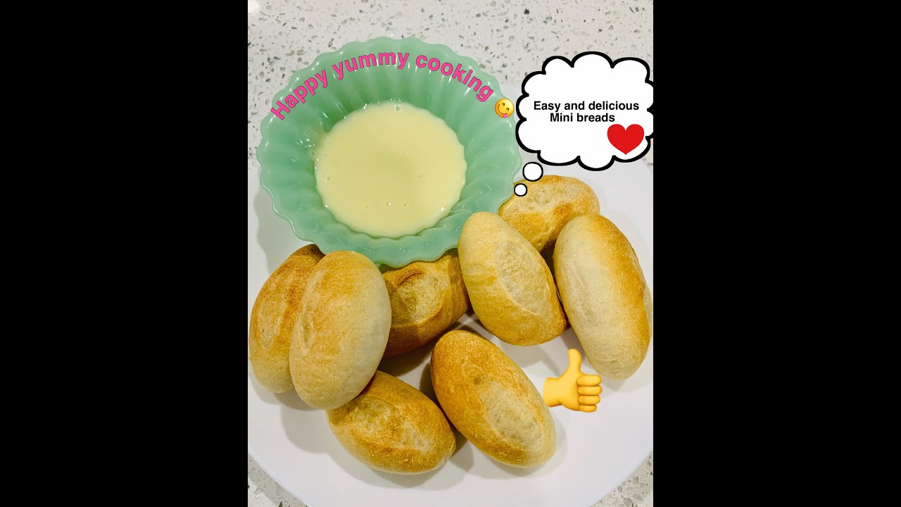 How to make mini bread | easy mini breads recipe | វិធីធ្វើក្ដិបនំបុ័ង ...