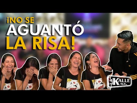 Por un ataque de risa, Diana casi no deja terminar el programa | La Kalle