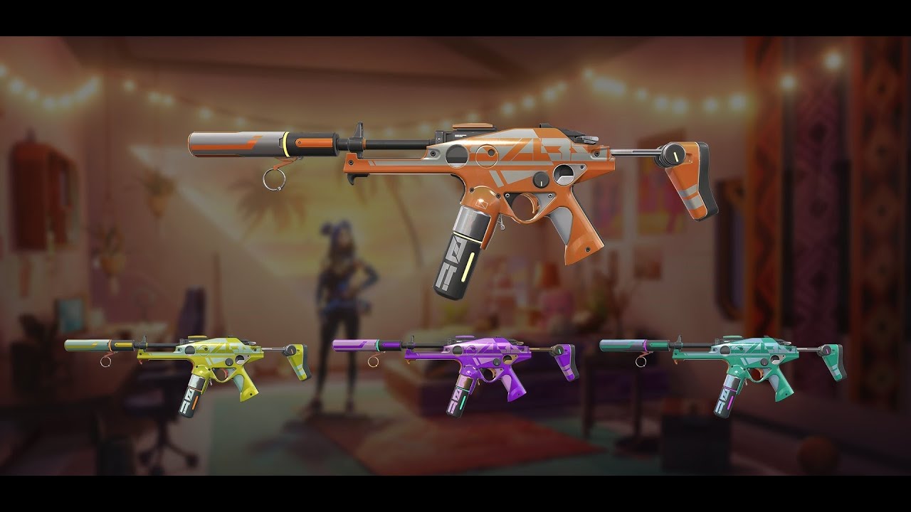 Velocity Spectre Skin Showcase (All Colors) Valorant New Battlepass ...