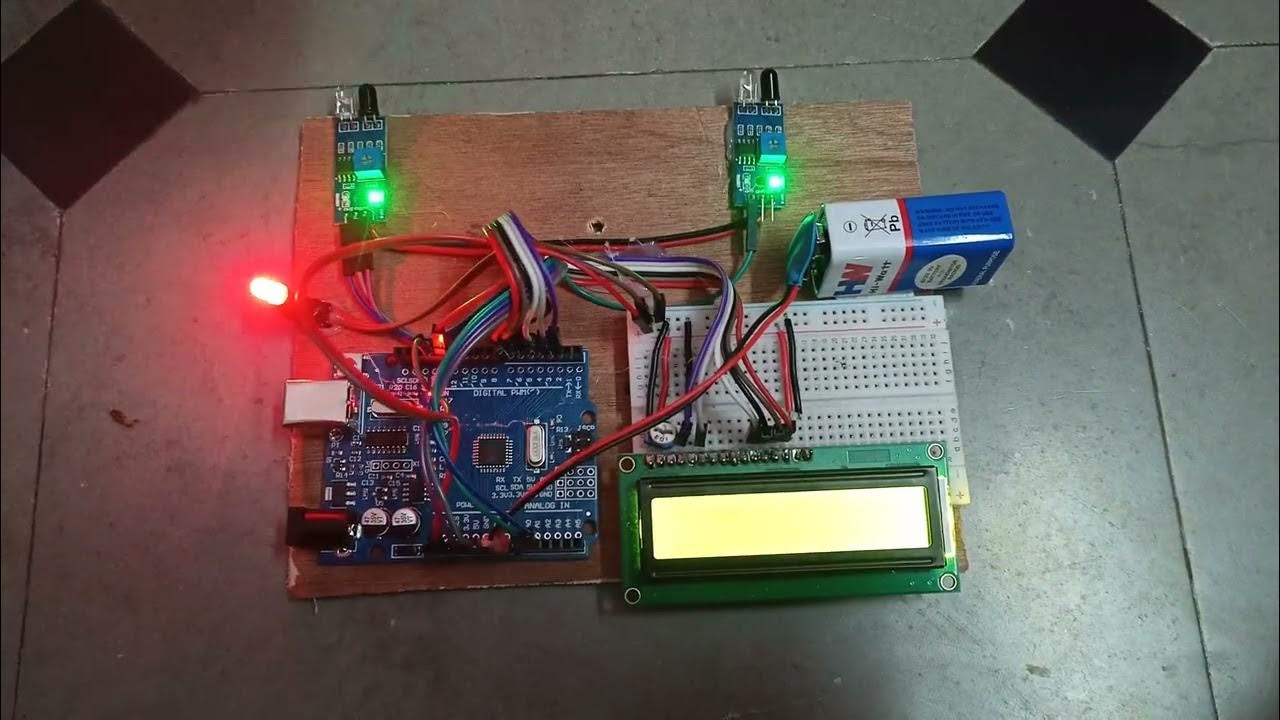 Vehicle speed detection project || Over speed indication || B tech projects - YouTube