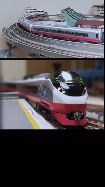 4 共走 JR東日本 E657系(E653系リバイバルカラー) 紅 & 緑 JR EAST Series E657 “E653 Revival Color” Red & Green ＃ ...